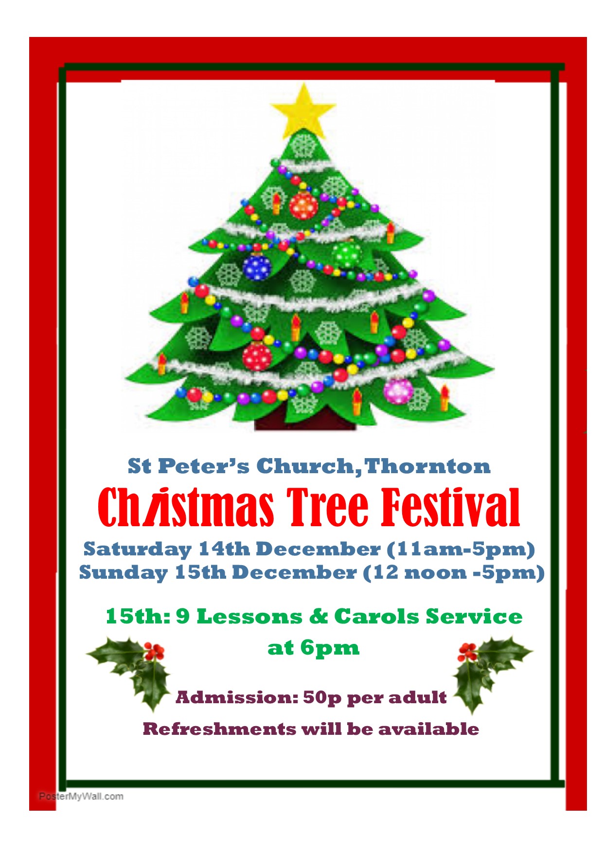 Christmas Tree Festival – Thornton
