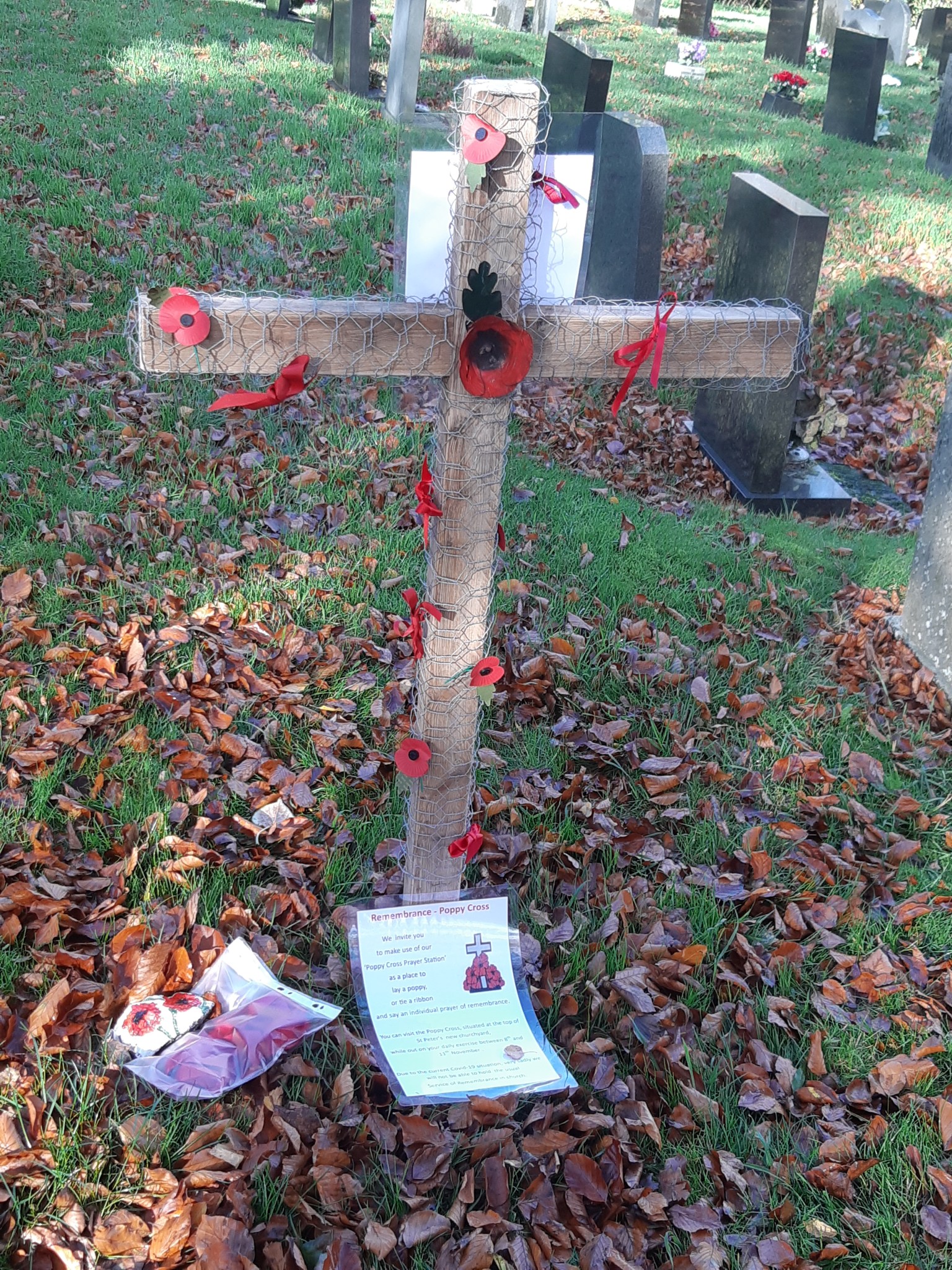 Visit the Remembrance Poppy Cross in the churchyard this weekend – Thornton