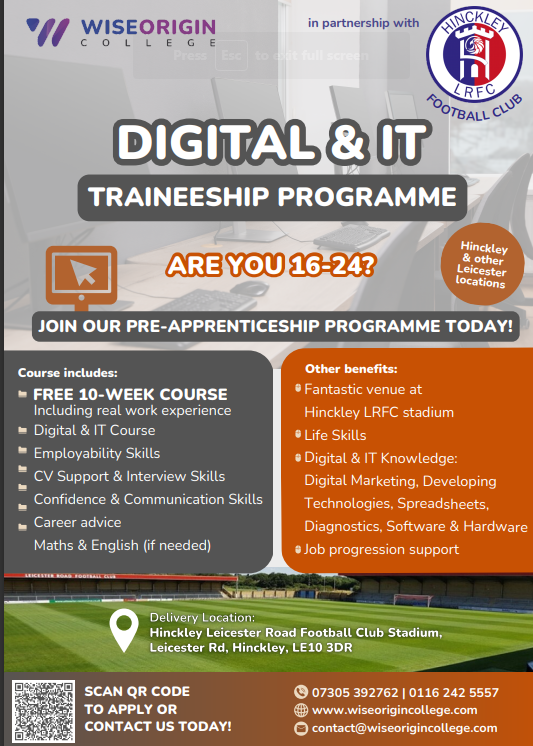 Wise Origin College – Hinckley – Thornton