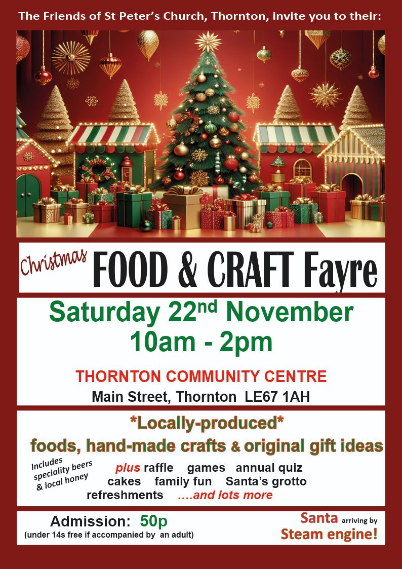 Thornton Christmas Food & Craft Fayre – Thornton