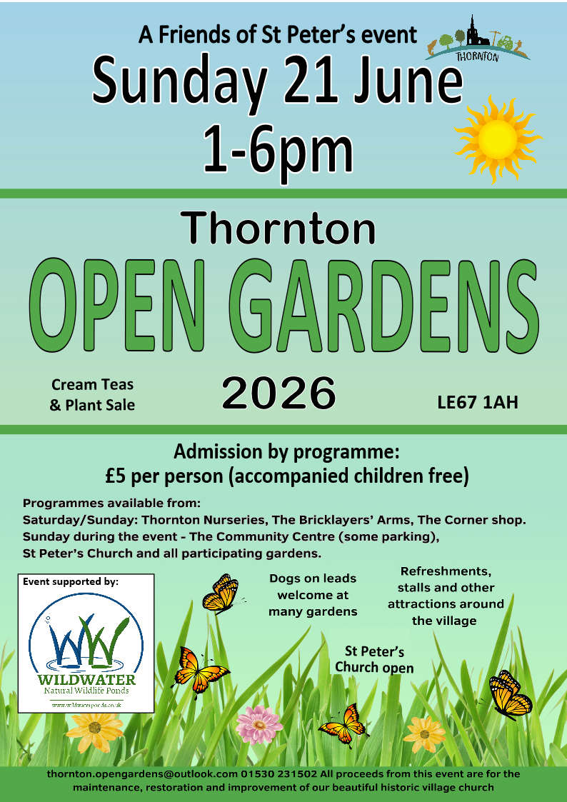 Open Gardens 2026 – Thornton